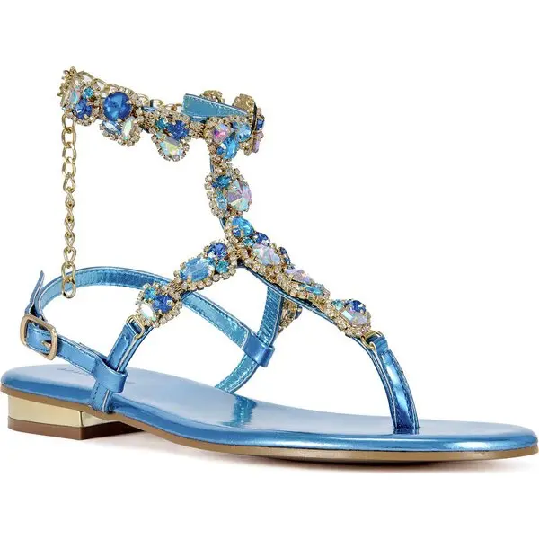 AZALEA WANG Marinella Sandal - Blue