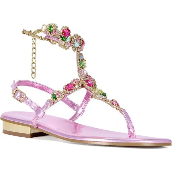 AZALEA WANG Marinella Sandal - Pink
