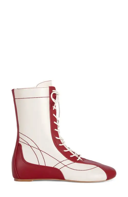 AZALEA WANG Passer Boxing Boots - Red