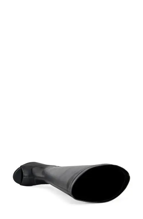 AZALEA WANG Ilyssa Peep Toe Boots