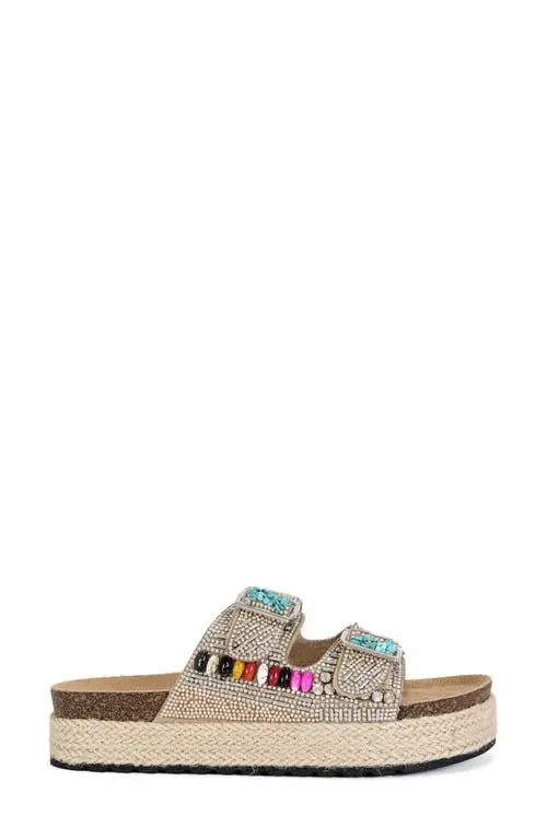 AZALEA WANG Kaylum Two-strap Platform Sandals