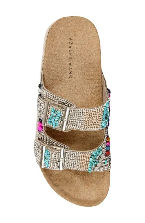 AZALEA WANG Kaylum Two-strap Platform Sandals