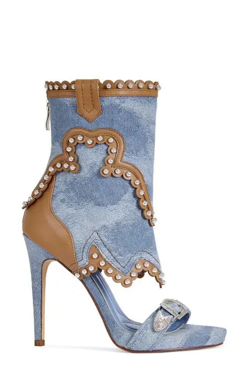 AZALEA WANG Caprizia Ankle Cuff Sandals