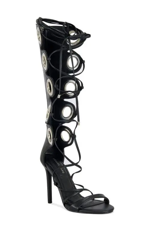 AZALEA WANG Agathon Gladiator Sandal - Black