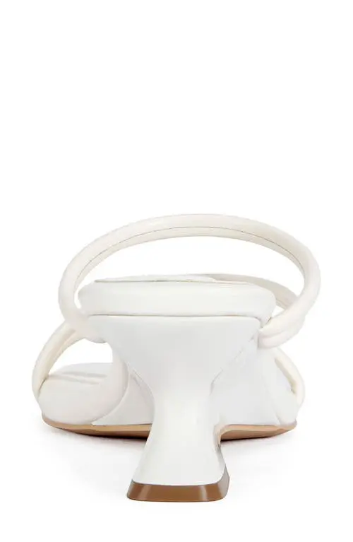 AZALEA WANG Genna Wedge Slide Sandal - Bone
