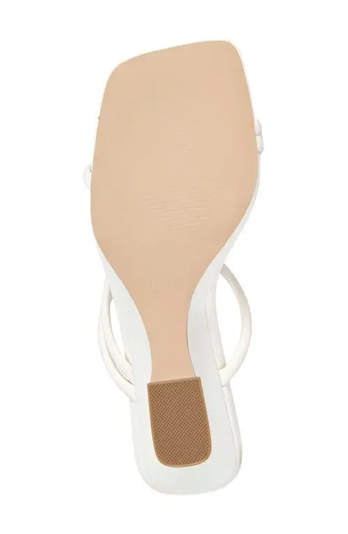 AZALEA WANG Genna Wedge Slide Sandal - Bone