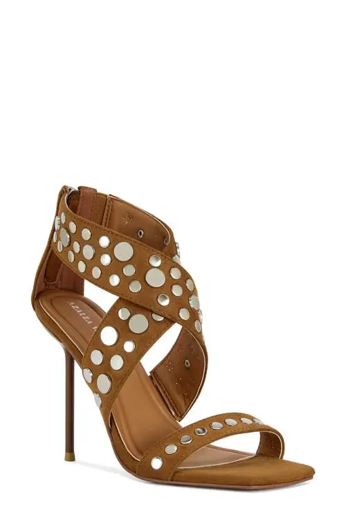 AZALEA WANG Arte Studded Sandal - Tan