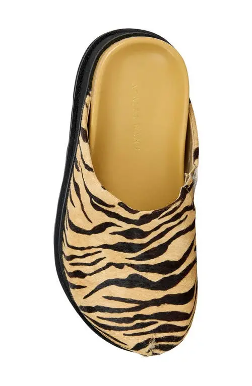AZALEA WANG Sarinda Calf Hair Clogs