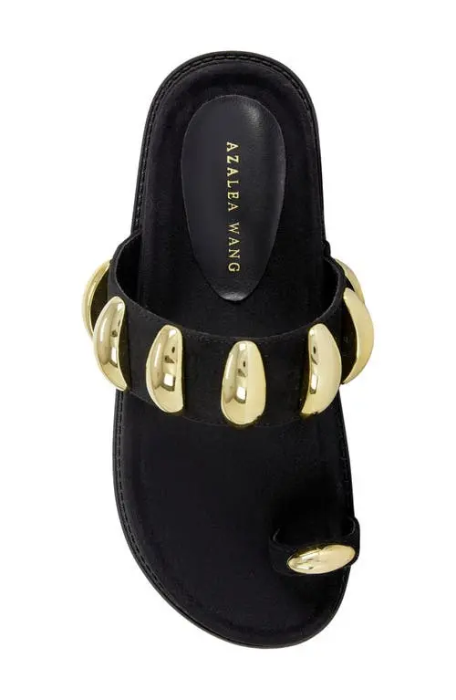 AZALEA WANG Toe Loop Sandal