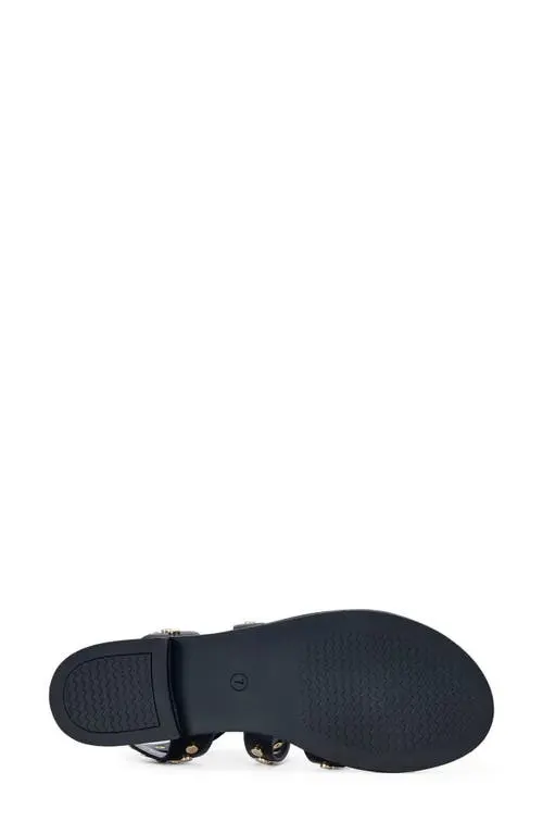 AZALEA WANG Whistler Ankle Strap Sandal - Black