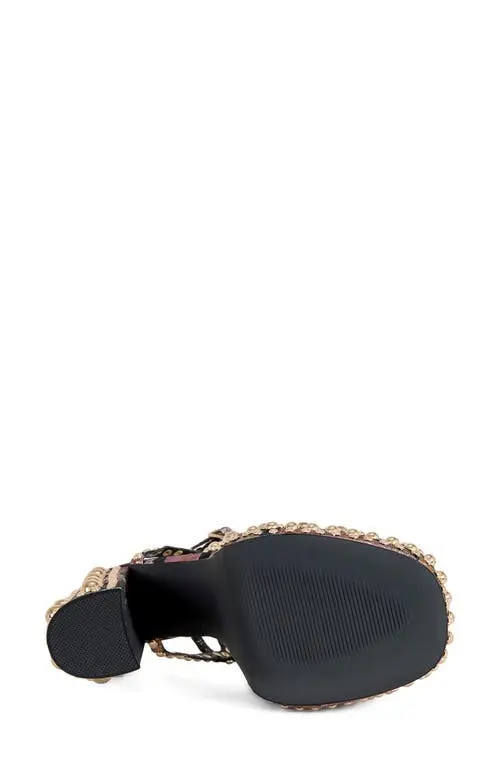 AZALEA WANG Hananiah Studded Platform Sandal