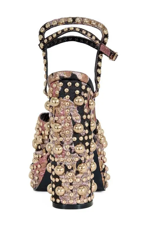 AZALEA WANG Hananiah Studded Platform Sandal