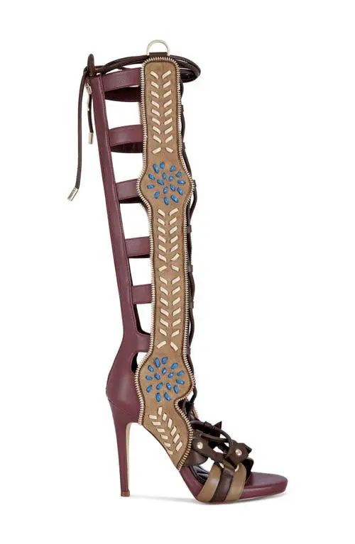 AZALEA WANG Shai Knee High Sandal