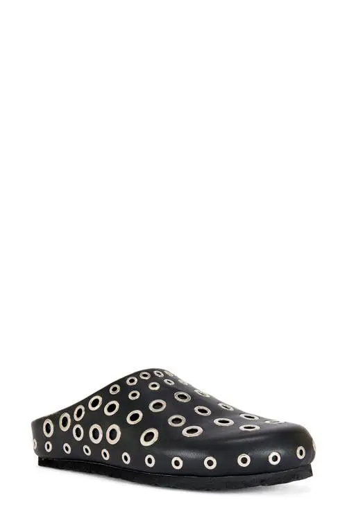 AZALEA WANG Marsha Grommet Platform Mules - Black