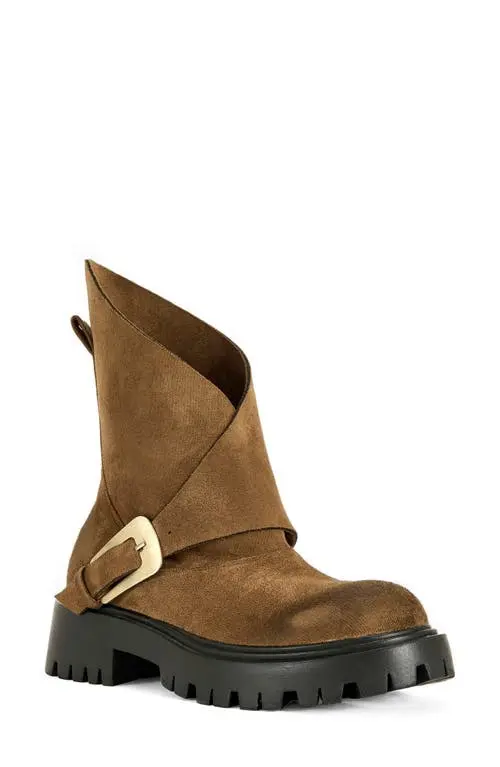 AZALEA WANG Phrixus Bootie - Brown