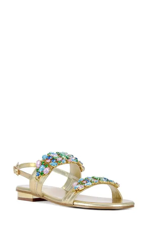 AZALEA WANG Moselle Sandal - Goldmulti