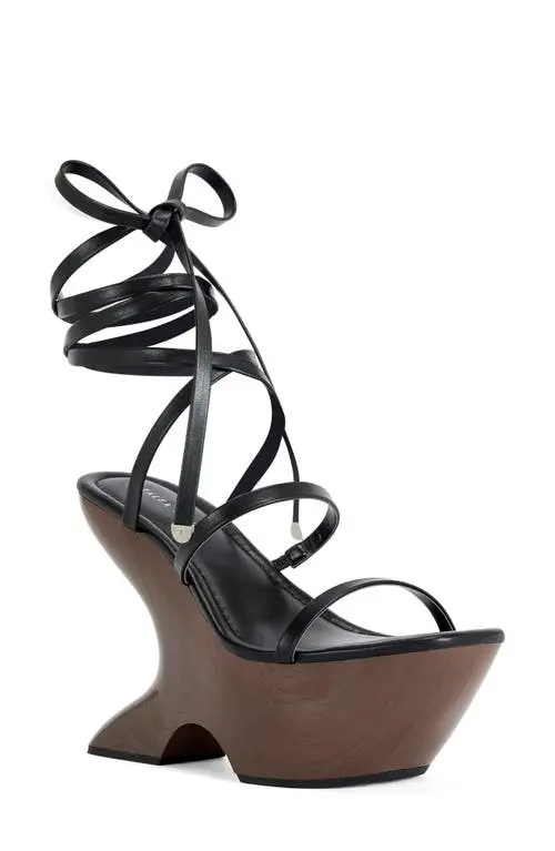 AZALEA WANG Onni Platform Sandal - Black