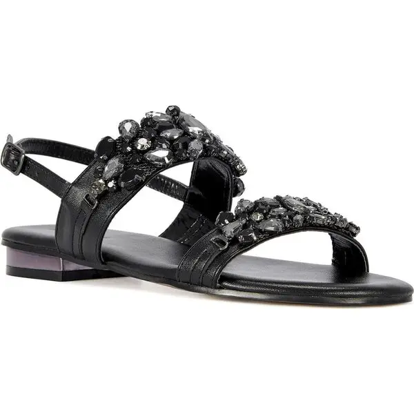 AZALEA WANG Mosella Slingback Sandal - Black