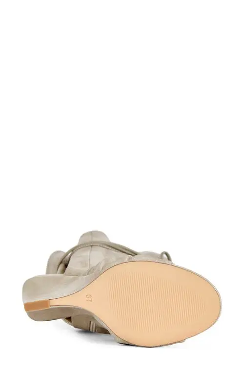 AZALEA WANG Vailen Open Toe Wedge Bootie