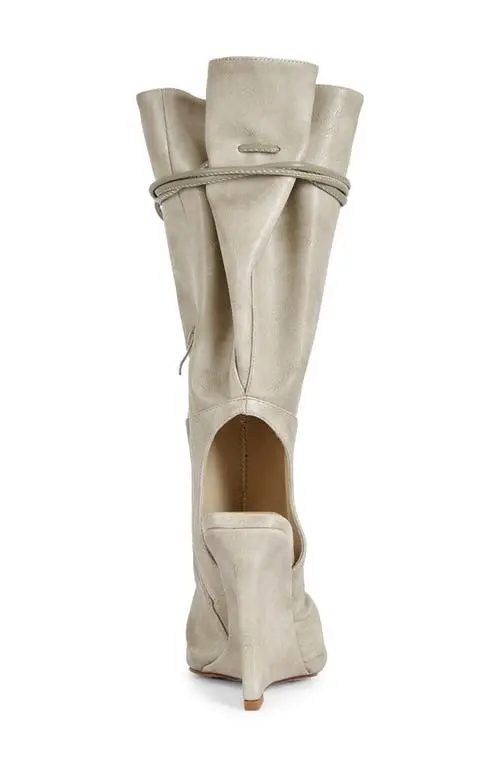 AZALEA WANG Vailen Open Toe Wedge Bootie