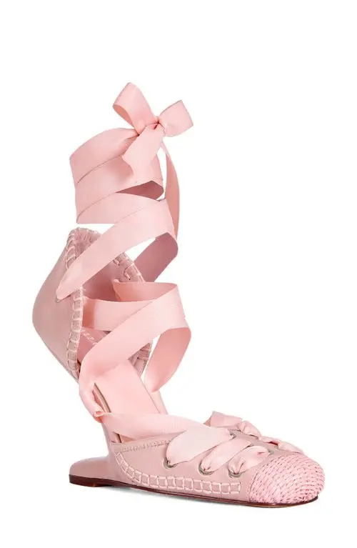 AZALEA WANG Tendu Floating Heel Sandal - Pink