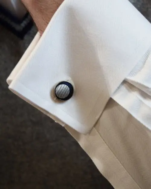 KNOTTERY & CO Polka Dot Silk Cufflinks