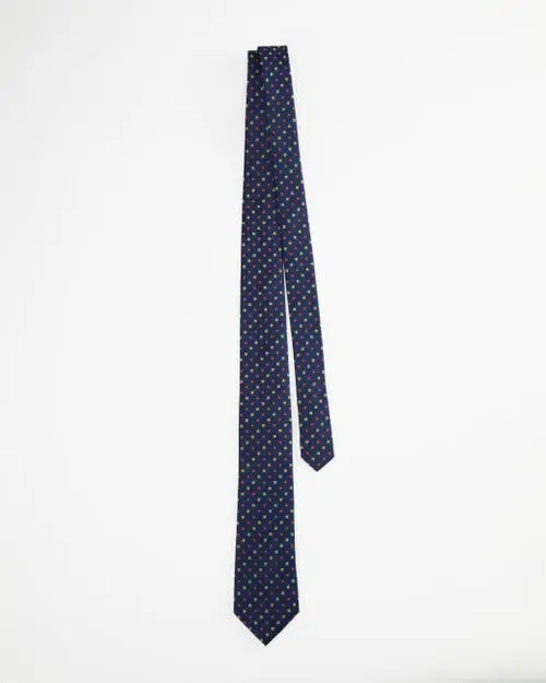 KNOTTERY & CO Diamond Blossom Silk Jacquard Neck Tie