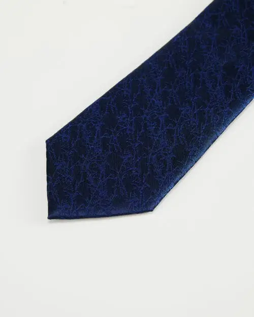 KNOTTERY & CO Bark Weave Silk Jacquard Standard Neck Tie