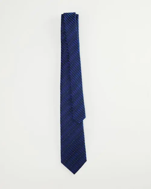 KNOTTERY & CO Ripple Lines Silk Jacquard Tie
