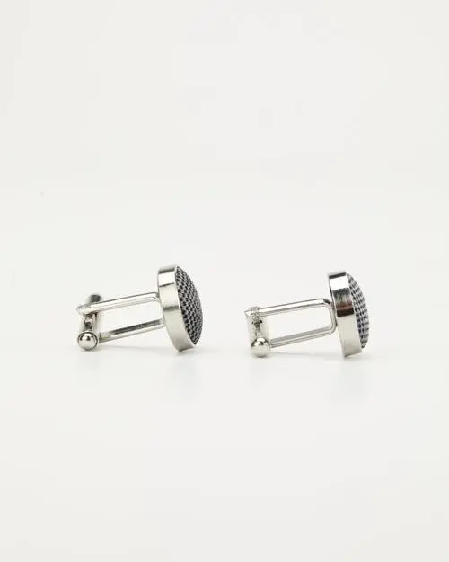 KNOTTERY & CO Twill Silk Cufflinks