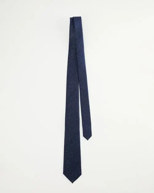 KNOTTERY & CO Grid Light Silk Jacquard Neck Tie