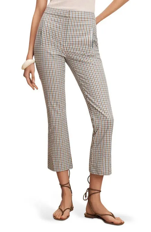 Veronica Beard Arte Check Pants - Acorn Multi