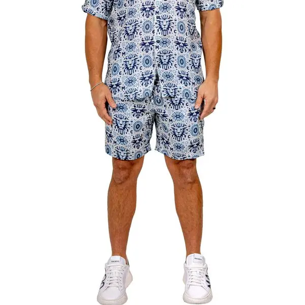 MACEOO Marthyr Drawstring Shorts - Blue