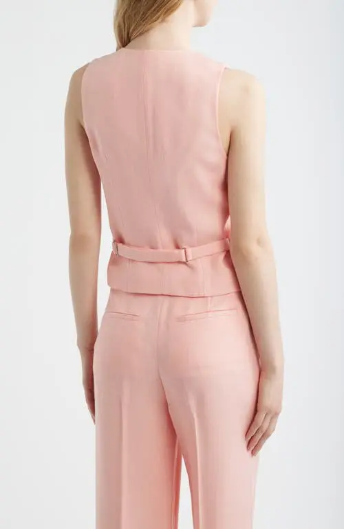 REISS Magda Slim Fit Vest - Pink