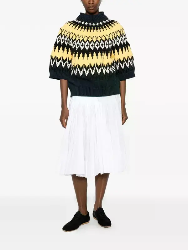 N°21 Patterned Round-neck Sweater