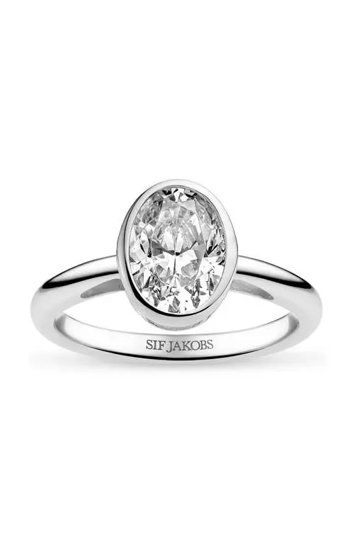 SIF JAKOBS JEWELLERY Sardinien Ovale Grande Ring - 925 Sterling Silver