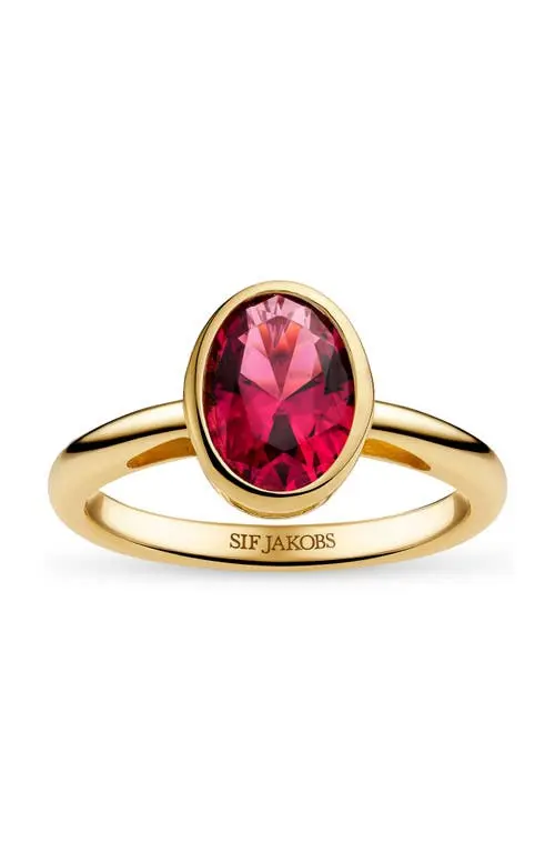 SIF JAKOBS JEWELLERY Sardinien Ovale Grande Ring - Rose