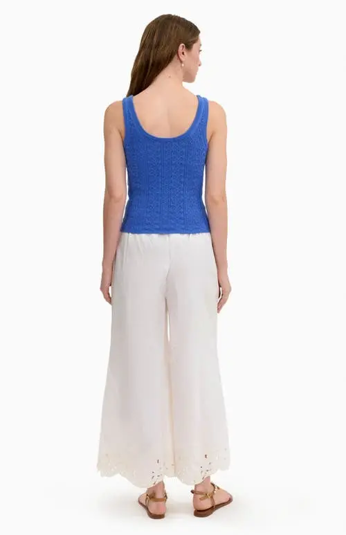 Rebecca Taylor Verana Knit Tank - Capri Blue