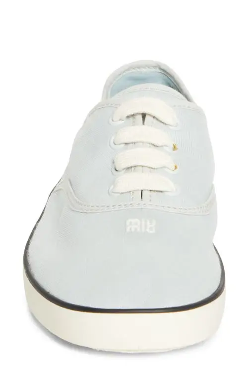 Miu Miu Low-top Canvas Sneakers - Blue