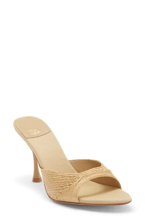 Jeffrey Campbell Agent Slide Sandal - Natural Raffia