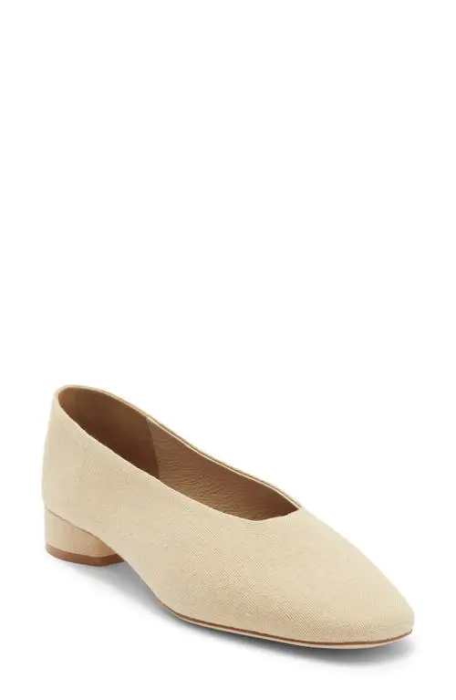 Jeffrey Campbell Trustee Pump - Beige Canvas