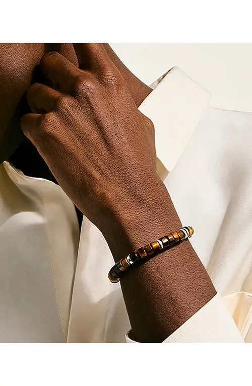 John Hardy Heishi Beaded Bracelet - Silver