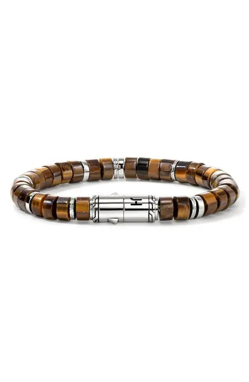 John Hardy Heishi Beaded Bracelet - Silver