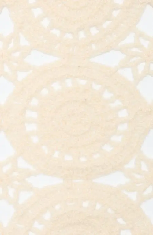 Treasure & Bond Crochet Trim Bandana - Ivory