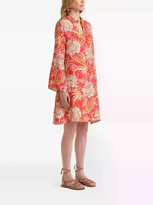 Malìparmi Floral Print Mini Dress