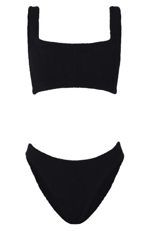Hunza G Xandra Two-piece Bikini - Black