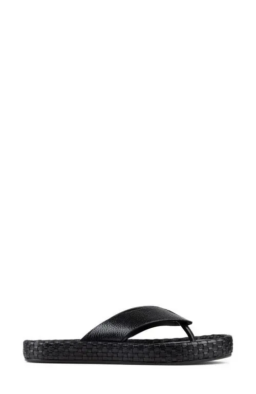 DONALD PLINER Dasara Platform Flip Flop - Black