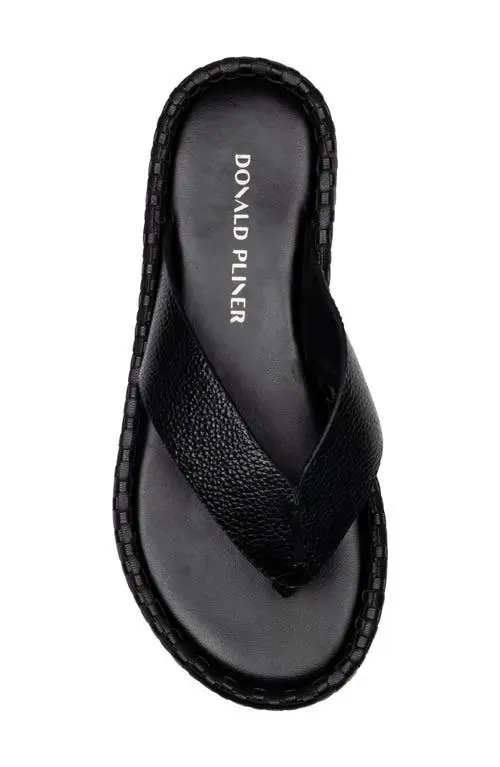 DONALD PLINER Dasara Platform Flip Flop - Black