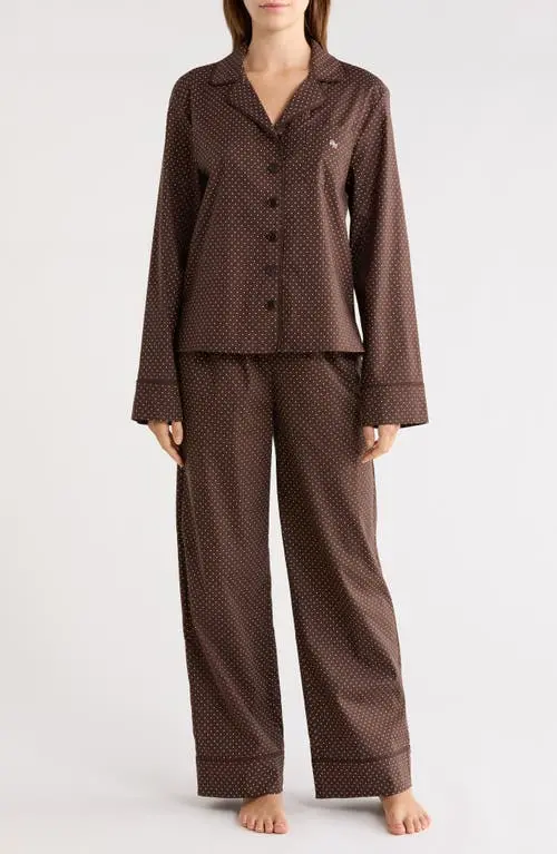 REFORMATION Coco Long Sleeve Pajamas - Pin Dot