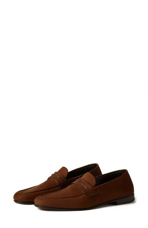 Zegna Secondskin Driving Loafer - Light Brown